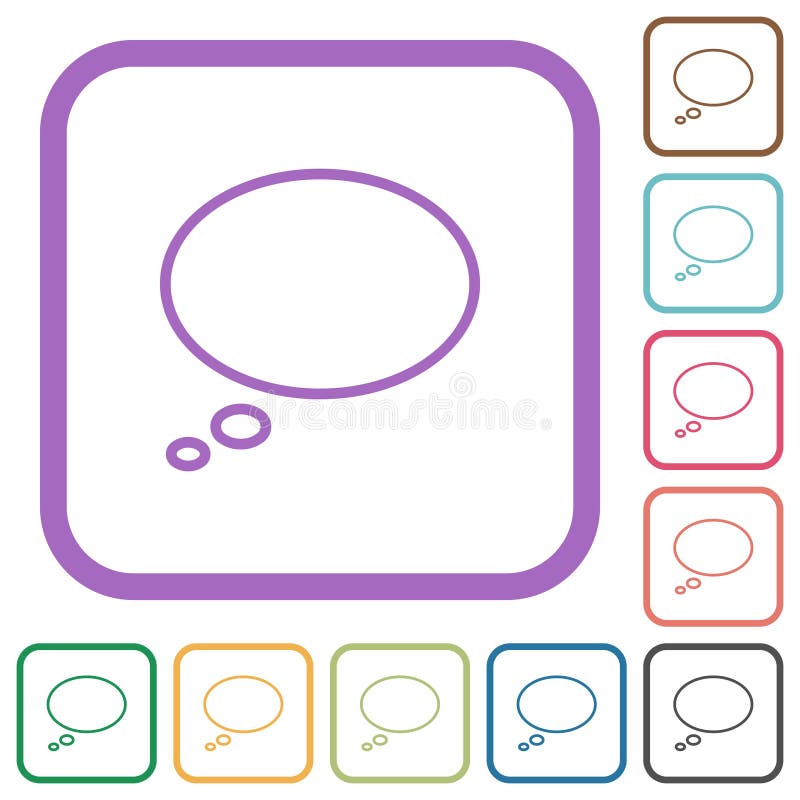 Bubble Icons Thinks Stock Illustrations – 59 Bubble Icons Thinks Stock ...