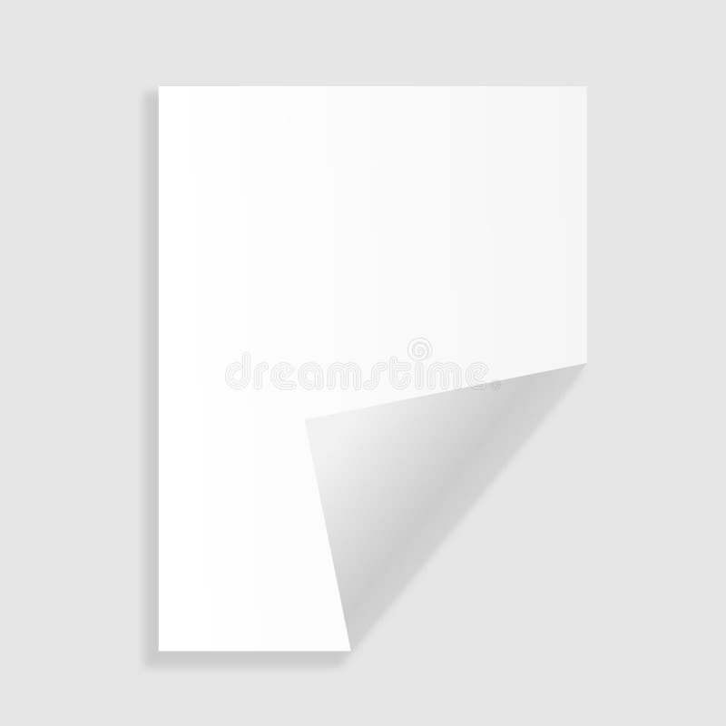 Single Paper Folding Corner Stock Illustrations – 19 Single Paper ...