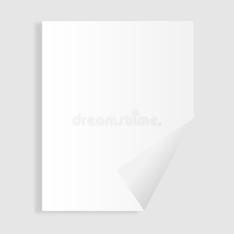 Single Paper Folding Corner Stock Illustrations – 19 Single Paper ...