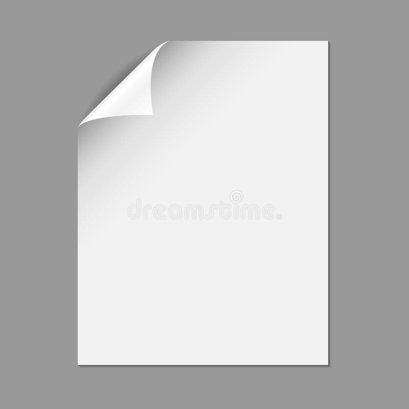 Corner Folding Paper Stock Illustrations – 362 Corner Folding Paper ...