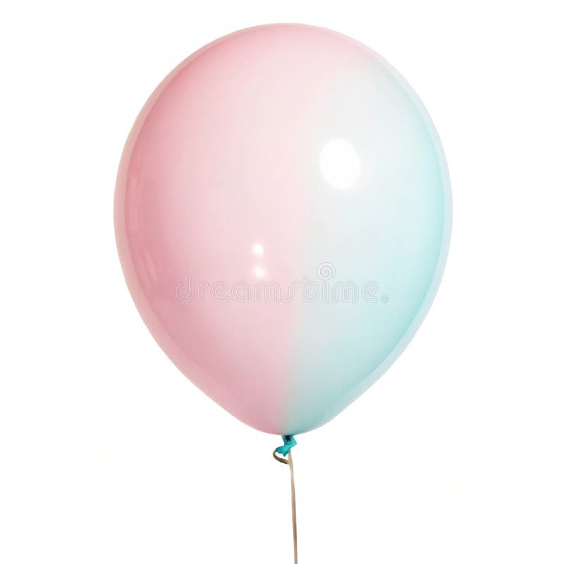 Single pastel balloon stock illustration. Illustration of decorative ...