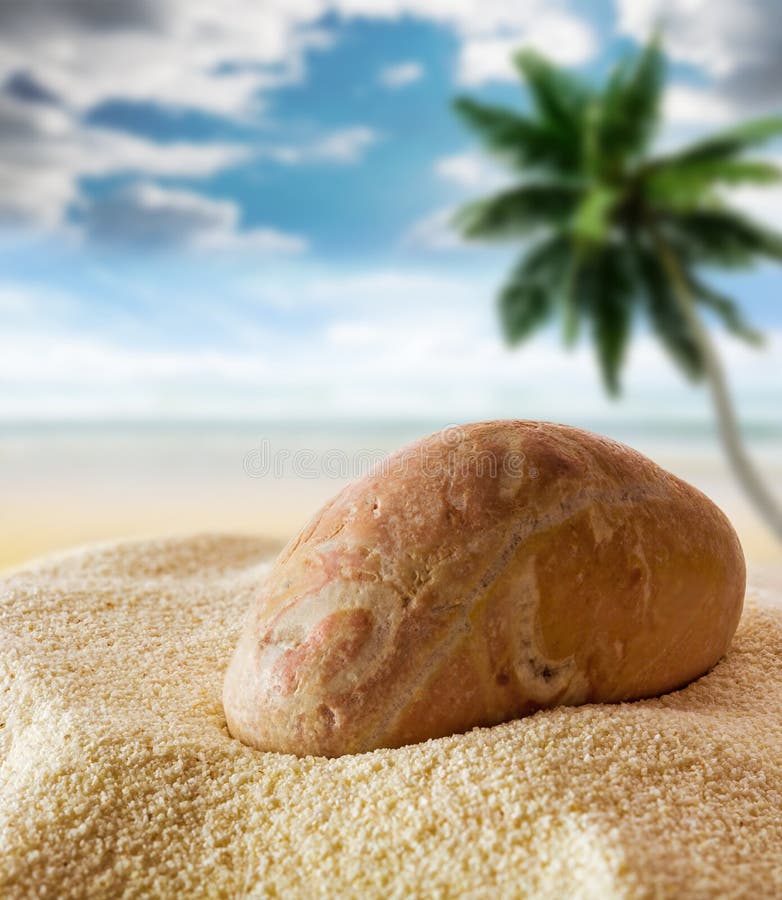 Single pebble stock image. Image of aquatic, destinations - 49490087