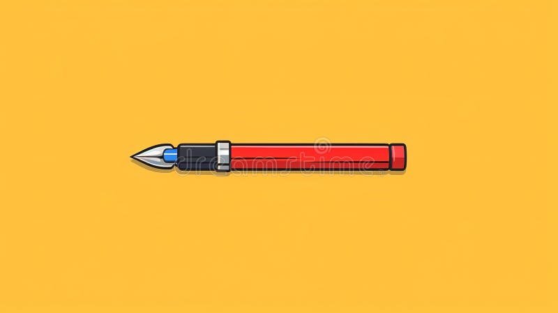 Single Pen Cartoon Flatflat Illustration Minima Listsingle, Generative ...