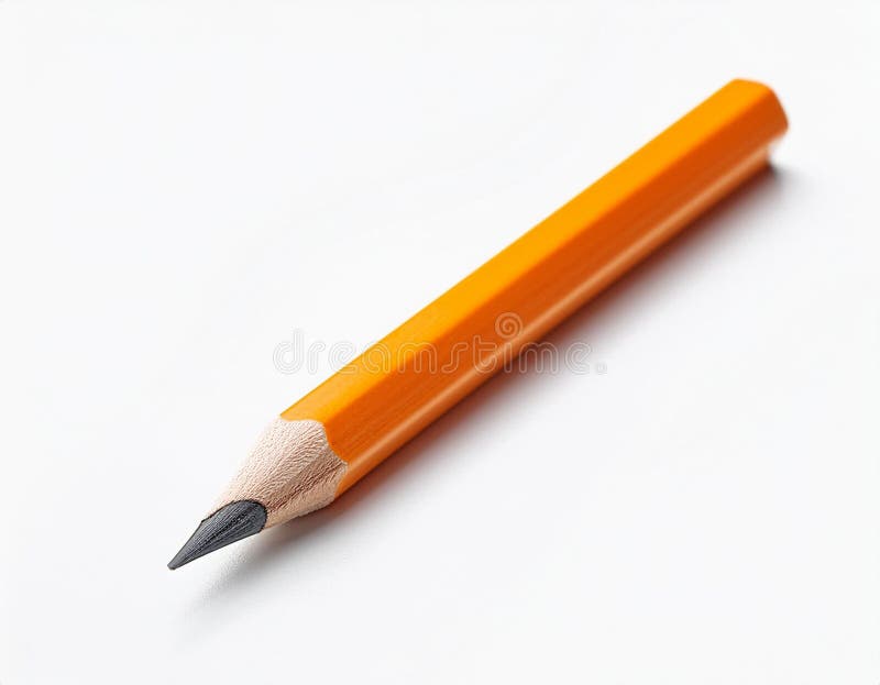 Single Pencil stock illustration. Illustration of writing - 335448539