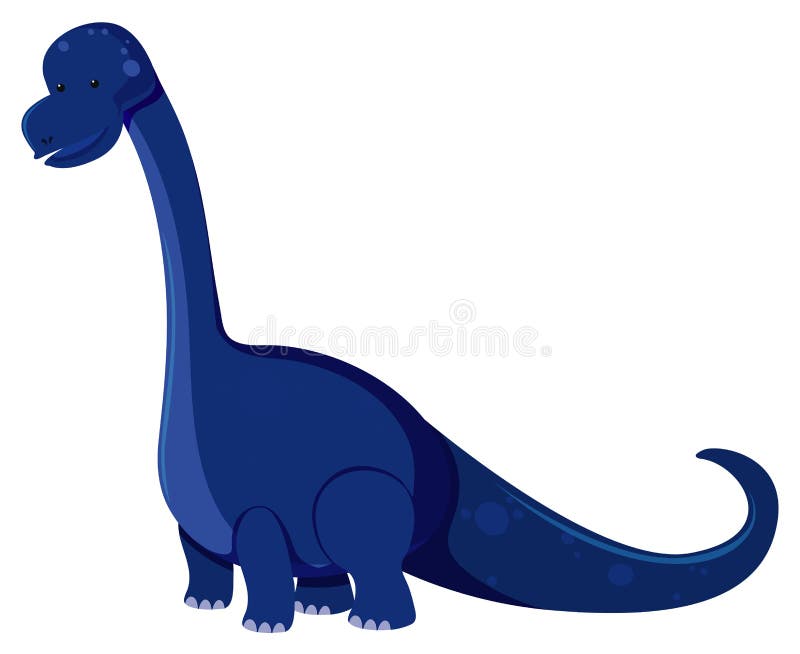 Brontosaurus stock vector. Illustration of cartoon, danger - 6829836