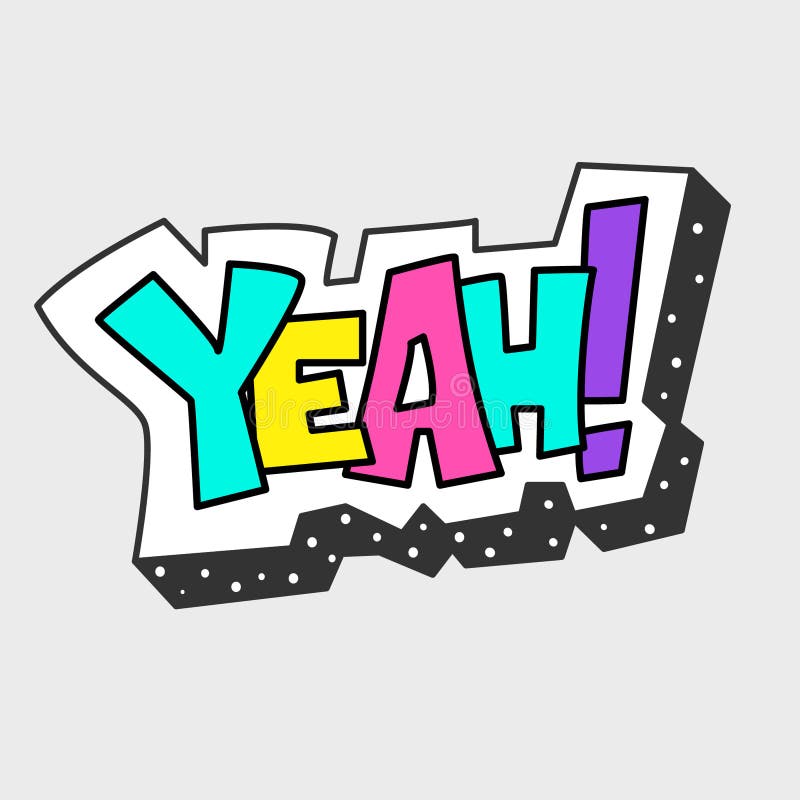 Single Picture Patch or Sticker Stock Vector - Illustration of colorful ...