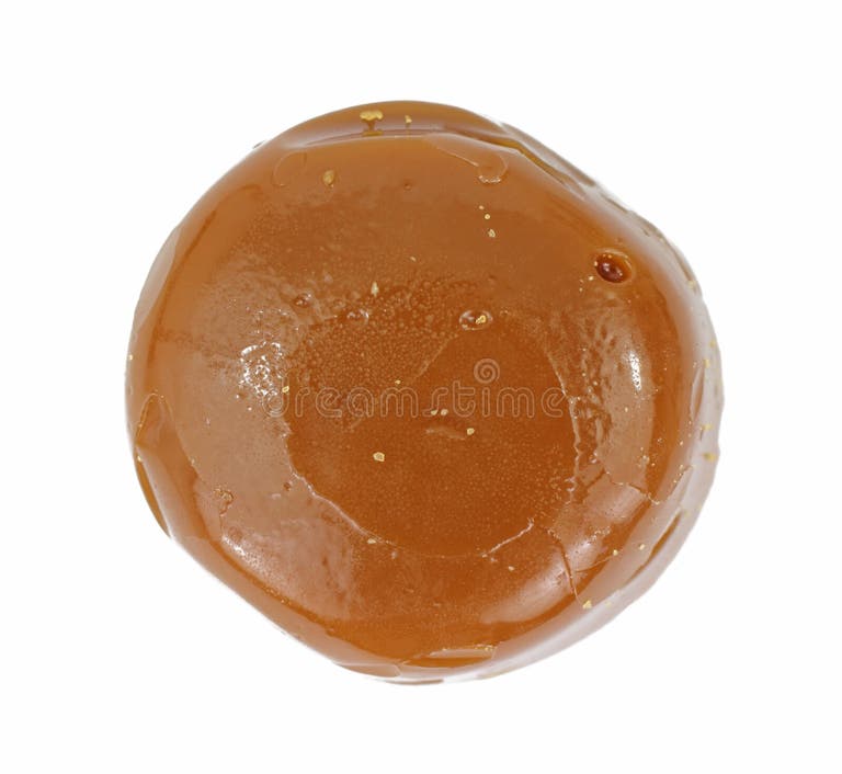 Single Piece of Coffee Flavored Hard Candy Stock Photo - Image of ...