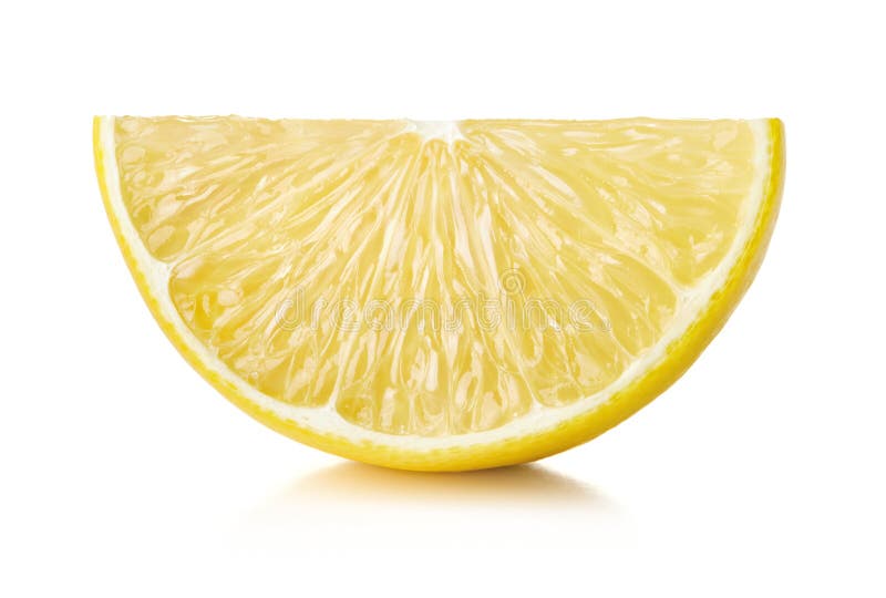 Slice of lemon stock photo. Image of ripe, isolated - 126378862