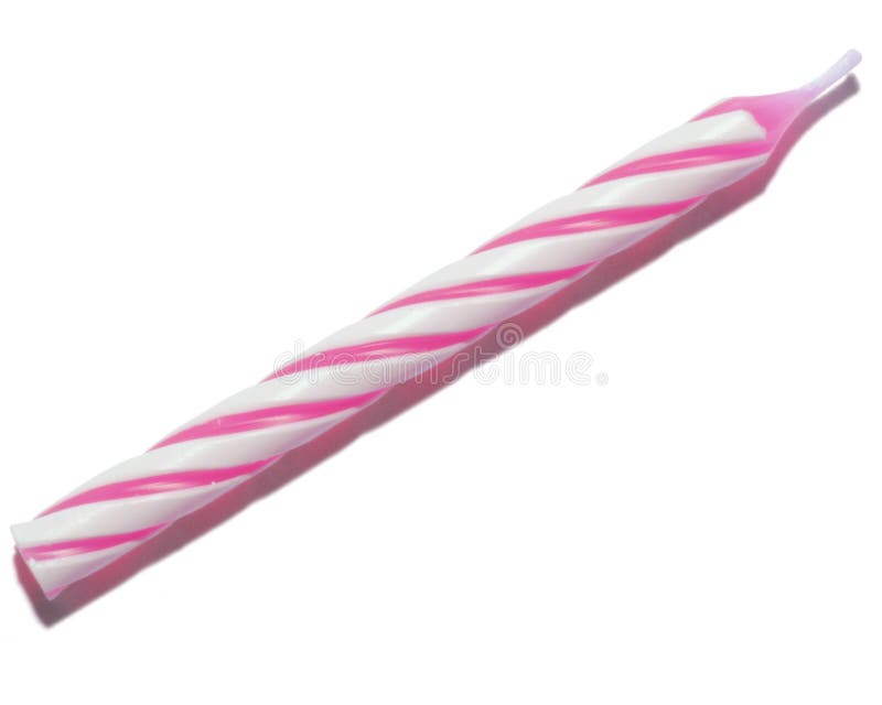 Single pink candle stock photo. Image of friends, celebrate - 2041364