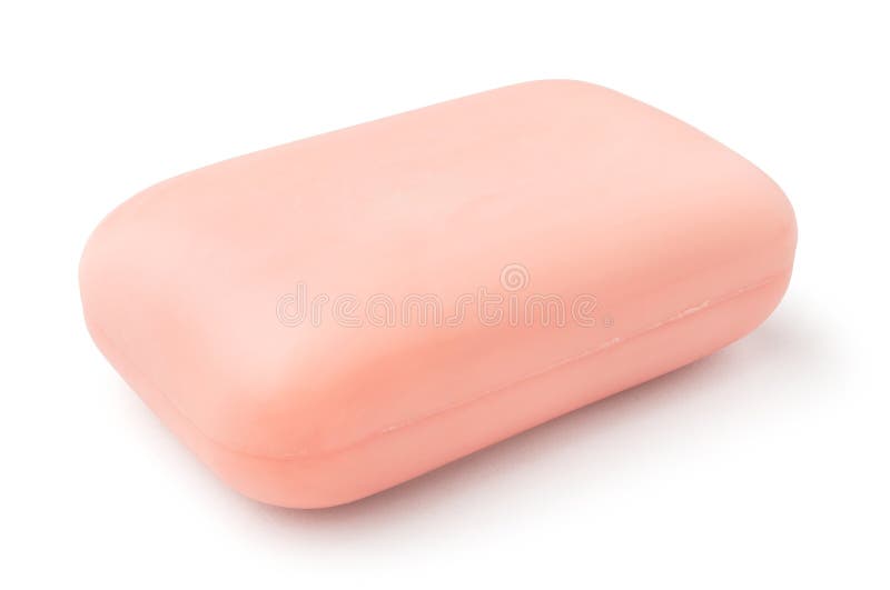 Single pink soap stock photo. Image of housework, pink - 24337364