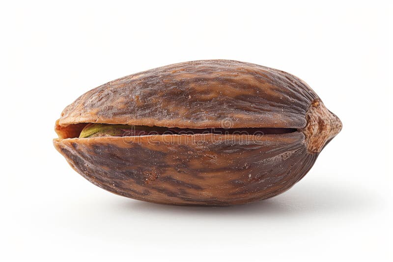 Pistachio Shell Watercolor. Hand Drawn Nut Shell Isolated on White ...