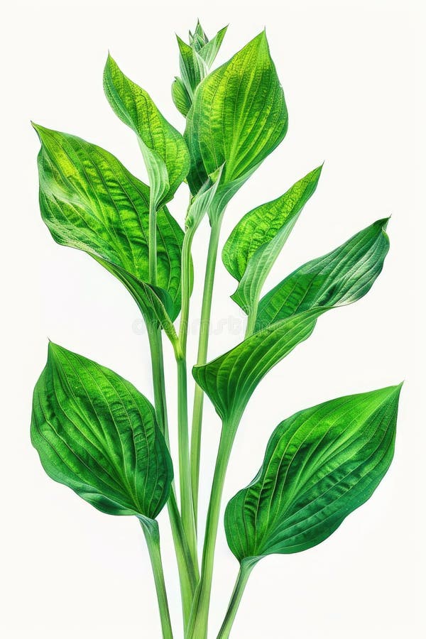 A Single Plant with Lush Green Leaves Stock Photo - Image of garden ...