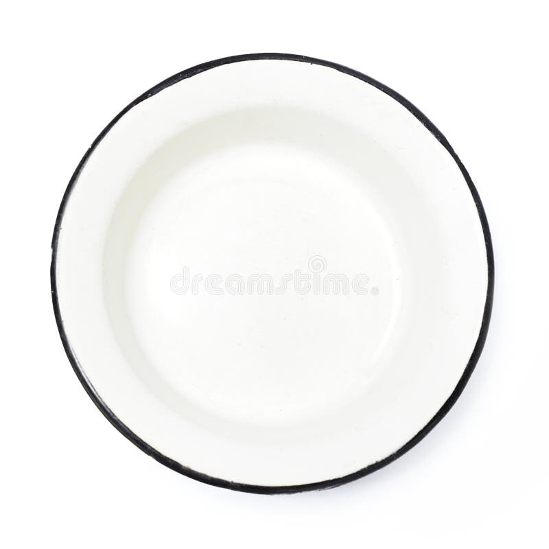 White dinner plate stock image. Image of metal, dishware - 15878725