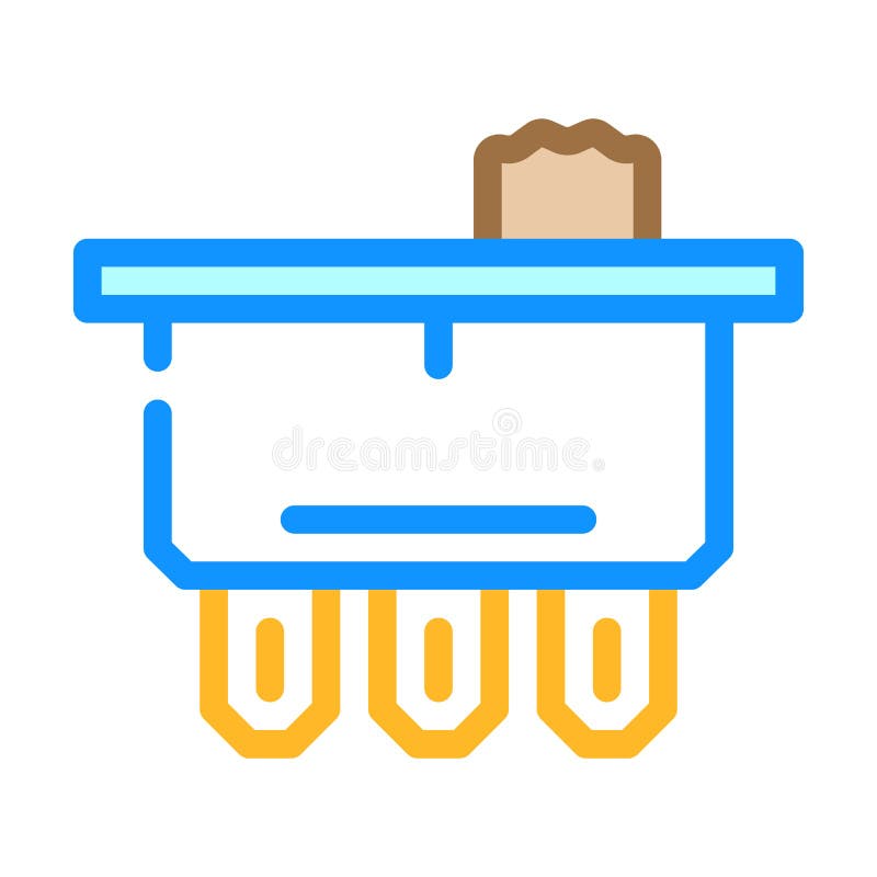 Single Pole Double Throw Electrical Switch Color Icon Vector ...