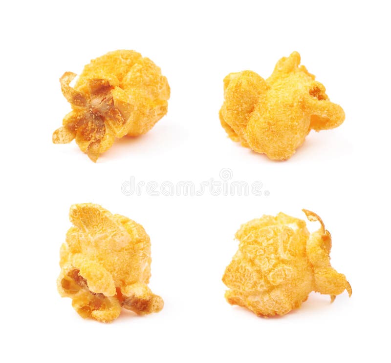 Single popcorn flake stock photo. Image of golden, salt - 91973358