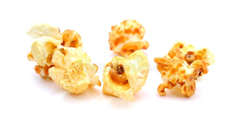 Single popcorn. stock photo. Image of single, caramel - 178837580