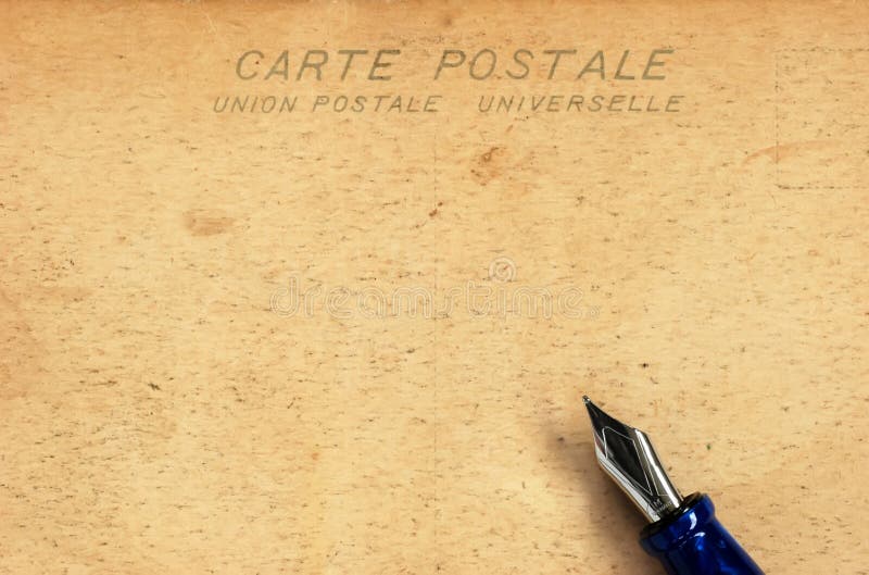 Old worn postcards stock photo. Image of closeup, paper - 9110904