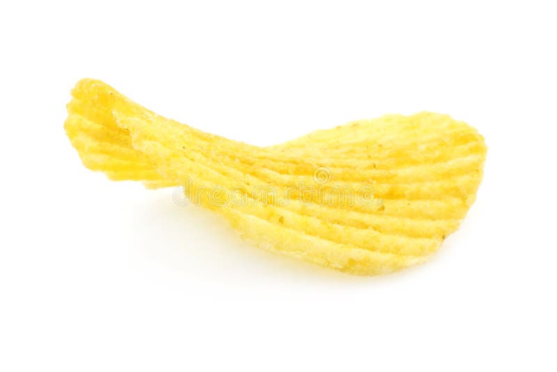 Single Potato Chip Close-up Stock Photo - Image of potato, market: 20599974