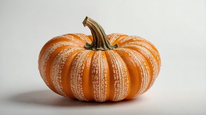 Single Pumpkin Vegetable Isolated in Pure White Backgr Ai Generated ...