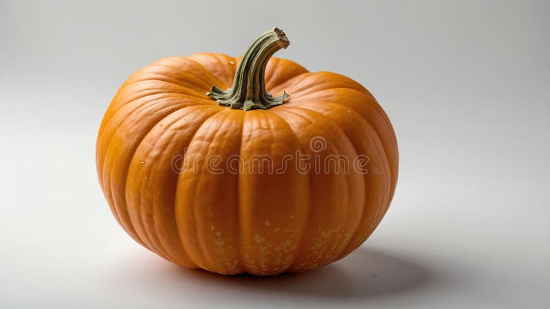 Single Pumpkin Vegetable Isolated in Pure White Backgr Ai Generated ...