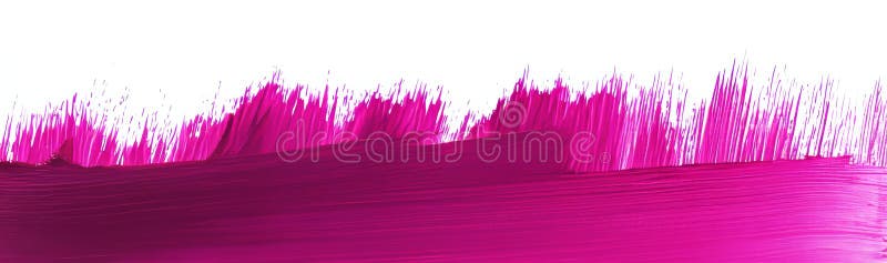 A Single Purple Brushstroke on a Clear Background. Stock Image - Image ...