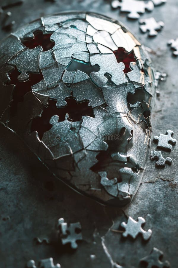 A Single Puzzle Piece Sitting on a Table, Ready To Be Solved Stock ...