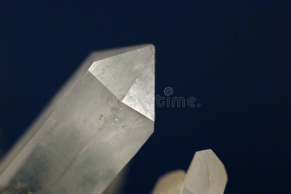 Single Quartz Crystal Macro Stock Image - Image of sedimentary ...