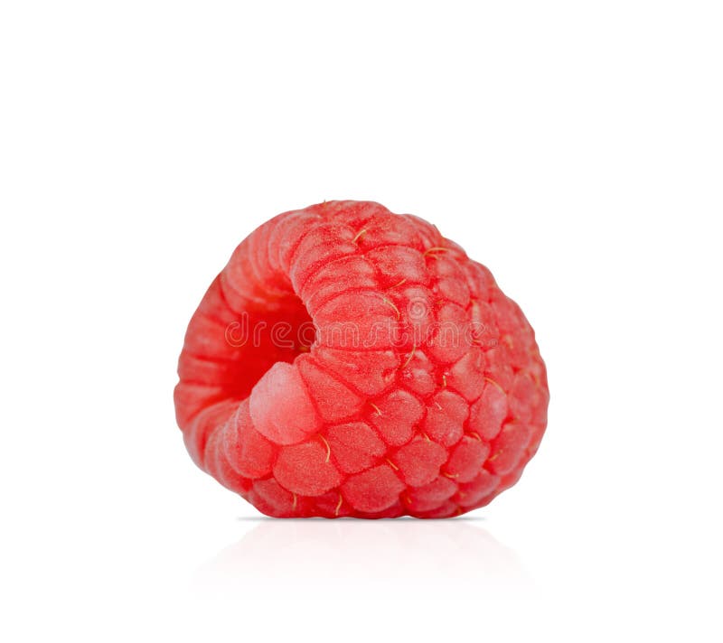 Single Raspberry Isolated stock image. Image of closeup - 320783989