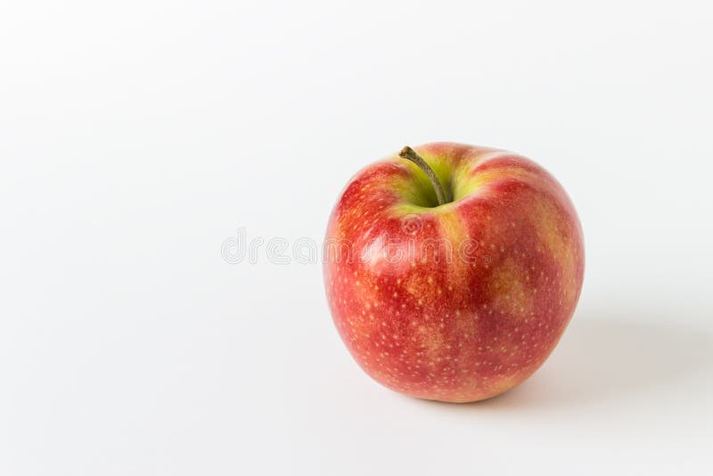 Single red apple stock image. Image of juicy, single - 143767785