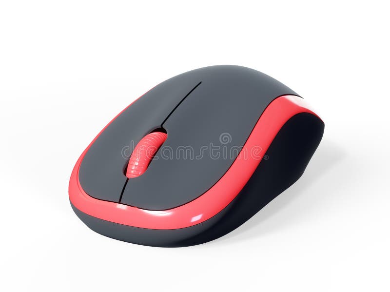 A Render of a Computer Mouse 3d Render Stock Illustration ...