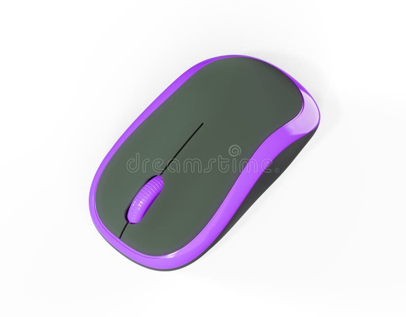 A Render of a Computer Mouse 3d Render Stock Illustration ...
