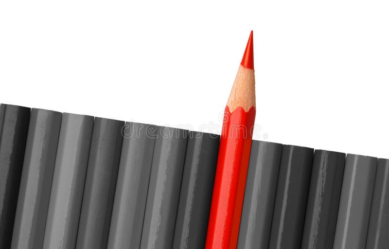 A Single Crayon stock image. Image of orange, corner - 94824055