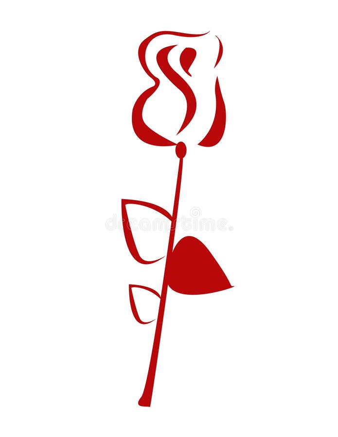 Single Red Rose Stock Illustrations – 30,867 Single Red Rose Stock ...