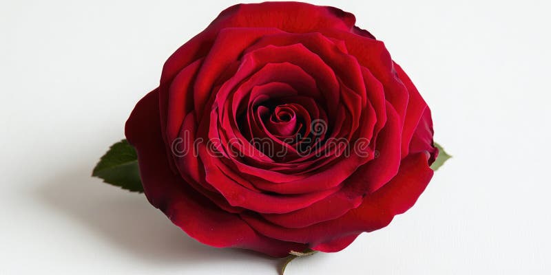 Single Red Rose Clean White Surface Stock Photos - Free & Royalty-Free ...