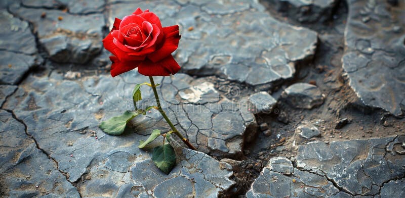 712 Single Red Rose Raindrops Stock Photos - Free & Royalty-Free Stock ...