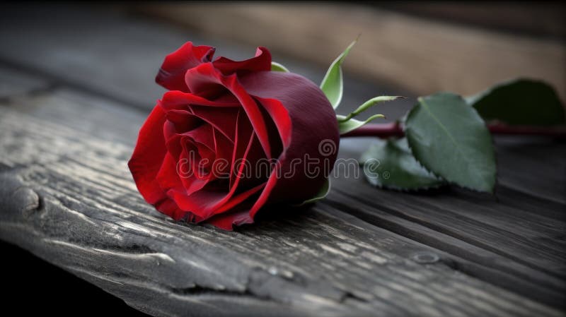 Single Red Rose Table Stock Illustrations – 393 Single Red Rose Table ...