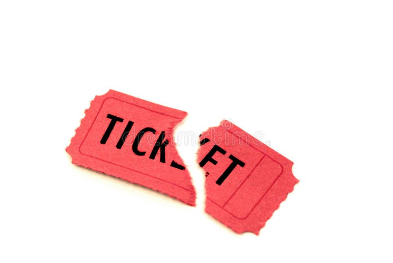 Ripped ticket stock image. Image of show, music, admittance - 714019