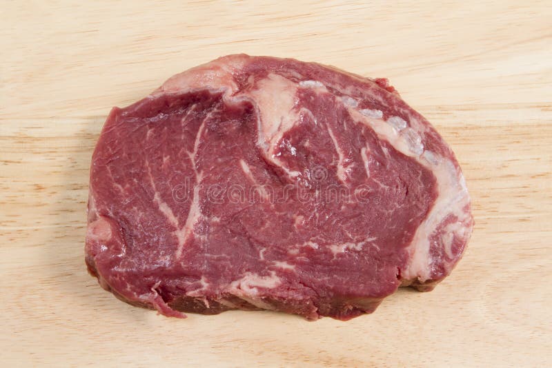 Single rib eye steak stock photo. Image of healthy, herbs - 60709706