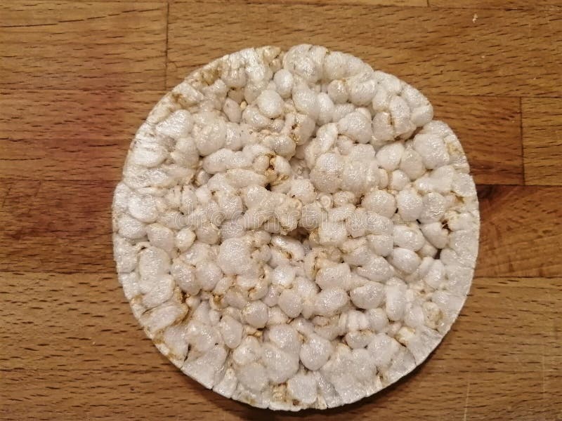 Single Rice Cake stock photo. Image of caramel, perfect - 14201278