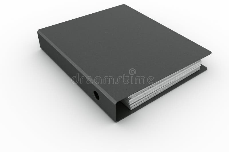 Single ring binder stock illustration. Illustration of store - 10123884