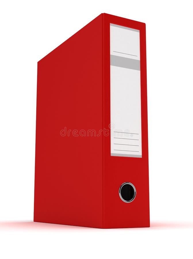 Single Ring Binder stock illustration. Illustration of folder - 40301003