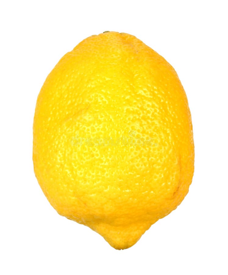 Single ripe lemon stock image. Image of groceries, citrus - 5737585