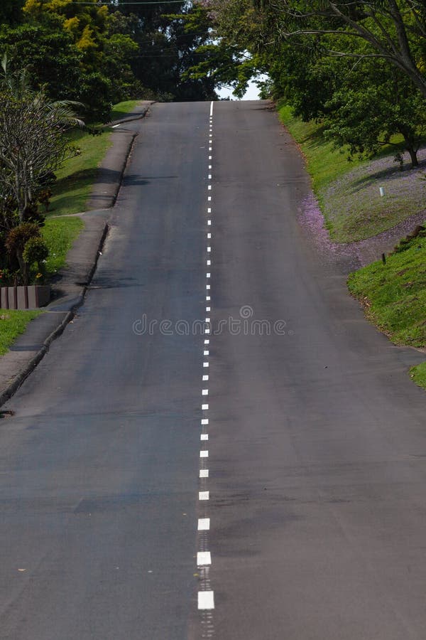 Single Road Hill Green stock photo. Image of vegetation - 27050180