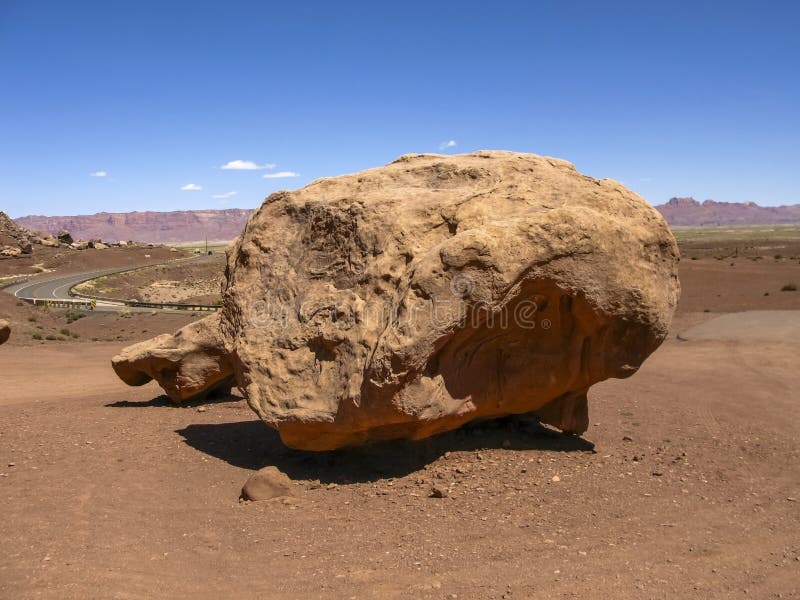 Single Rock stock photo. Image of hiking, sandstone, north - 23067908