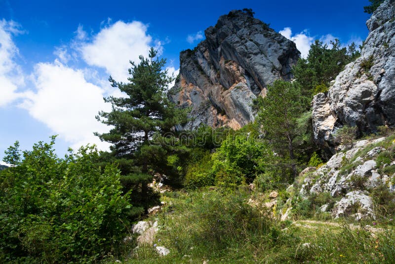 Single rock in mountain stock image. Image of environment - 50583797