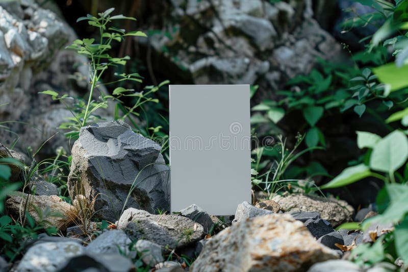 A Single Rock Situated in a Field of Rocks Stock Image - Image of ...