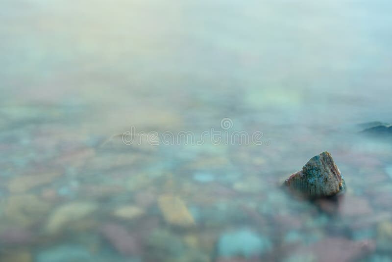 Single Rock Covered in Groups of Barnacles Stock Image - Image of tide ...