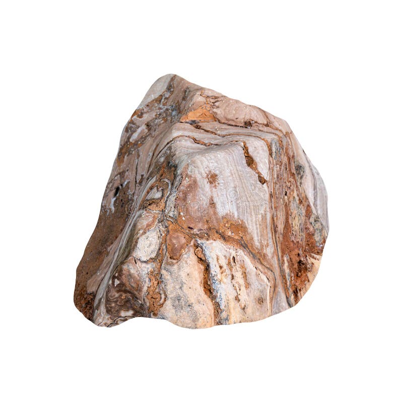 A Single Rock Stone or Rock Isolated on Background. Stone Garden ...