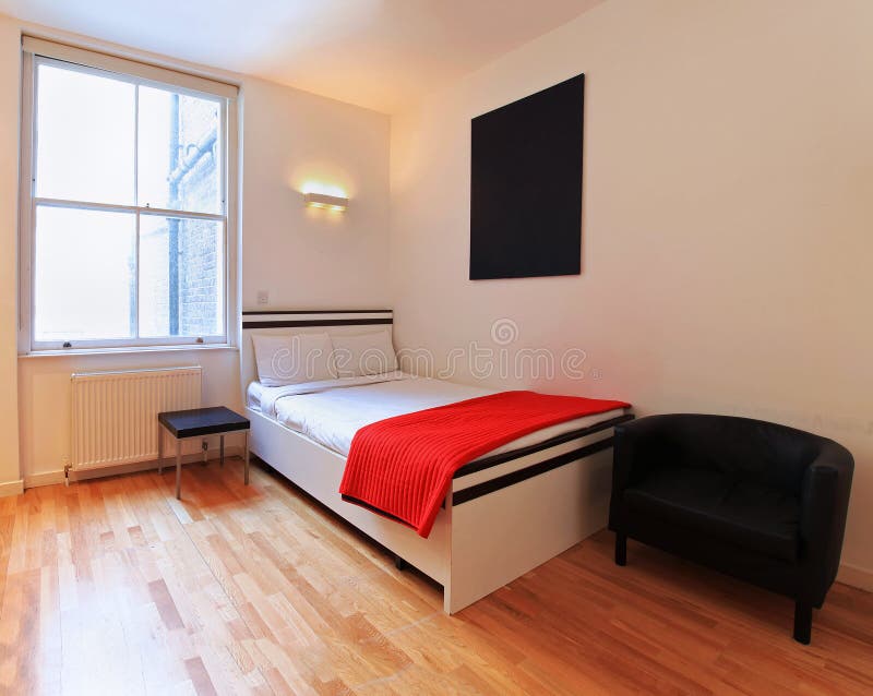 Single room stock photo. Image of wooden, inside, modern - 58306380