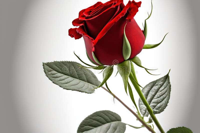 Red Rose No Background Stock Illustrations – 198 Red Rose No Background ...